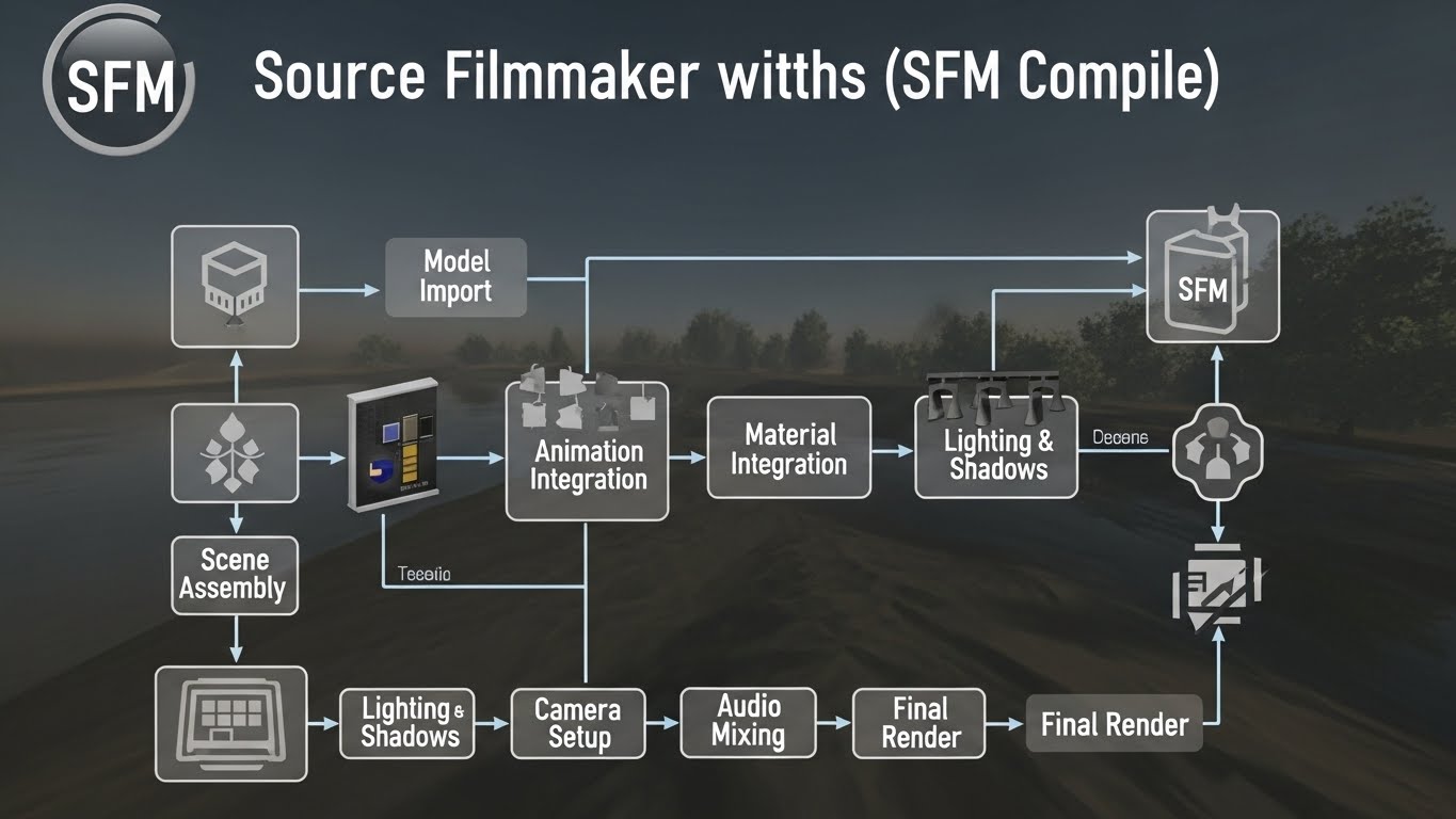 SFMCompile: Understanding the Compilation Process in Source Filmmaker